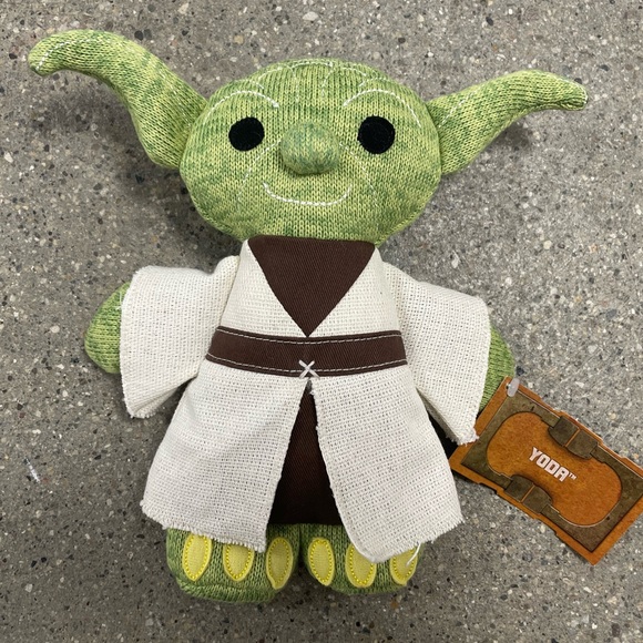 Disney | Toys | Disney Parks Yoda Knit Patchwork Toy Star Wars Galaxys ...